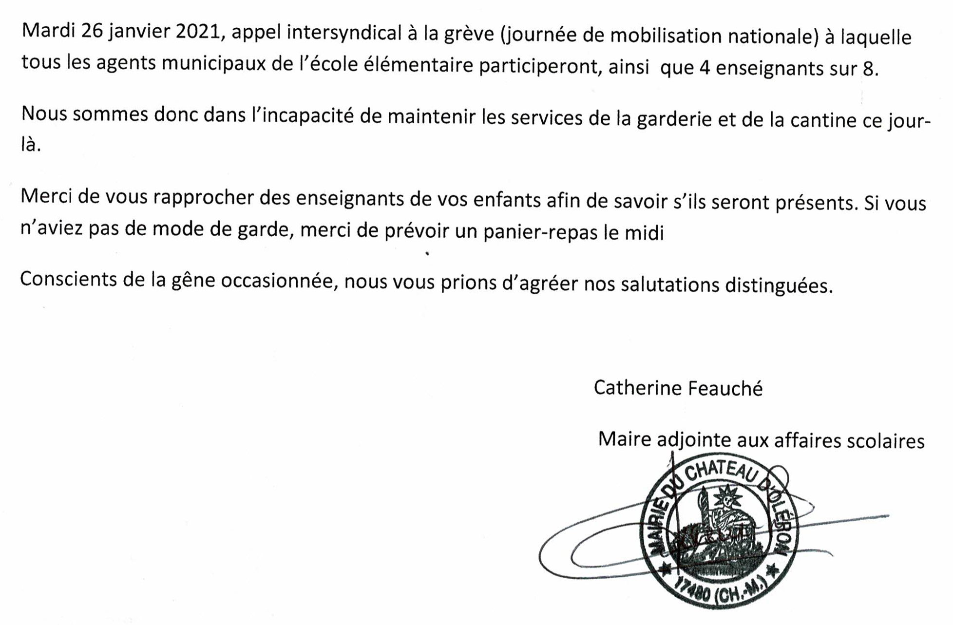 Mardi 26 janvier 2021 appel intersyndical à la grève – Mairie Le ... Mardi 26 janvier 2021 appel intersyndical à la grève – Mairie Le ...